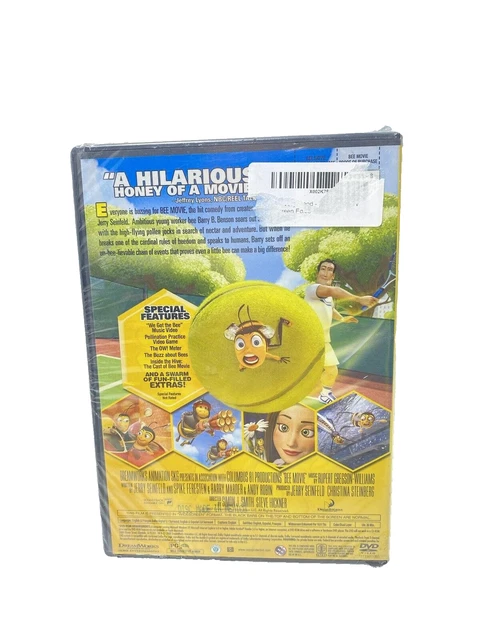 DREAMWORKS ANIMATION BEE Movie DVD 2008 Widescreen Disc Brand New $25. ...