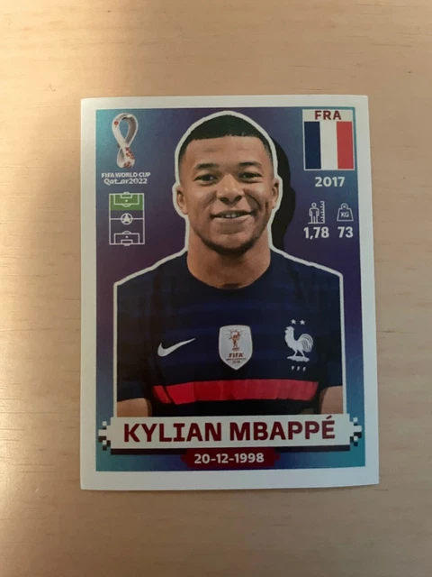 KYLIAN MBAPPE 2022 Panini FIFA World Cup Qatar Sticker #FRA19 $5.00 ...