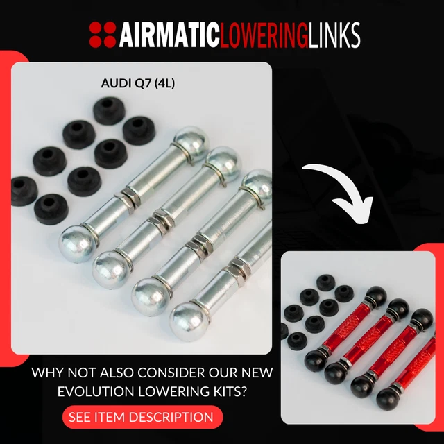 AUDI LOWERING LINKS Kit - Q7 4L (Premium Fully Adjustable Links) Module ...