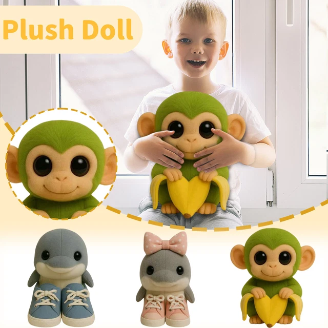 BRAINROT ANIMALS SERIES Plush Animal Doll Ornament Stuffed Plush Doll ...