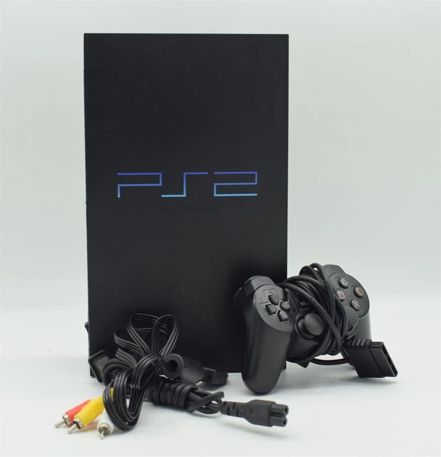 SONY PS2 PLAYSTATION 2 SCPH Large Console Japanese Version NTSC J Black ...