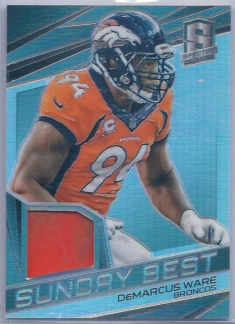 2015 PANINI SPECTRA Sunday Best #SB-WA, DeMarcus Ware, Game-Porn Swatch ...