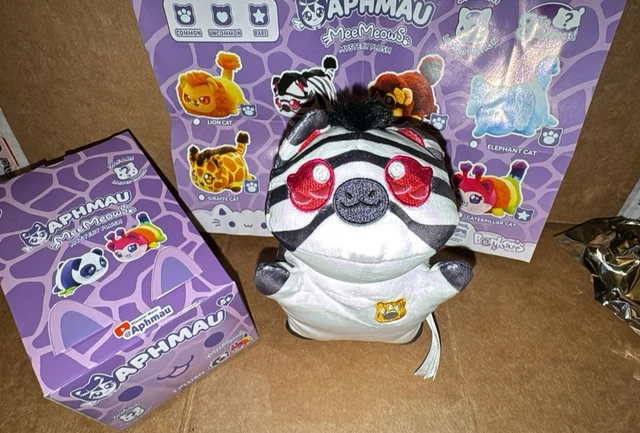 APHMAU MEEMEOWS MYSTERY Plush Safari Limited Edition Zebra Cat £10.08 ...