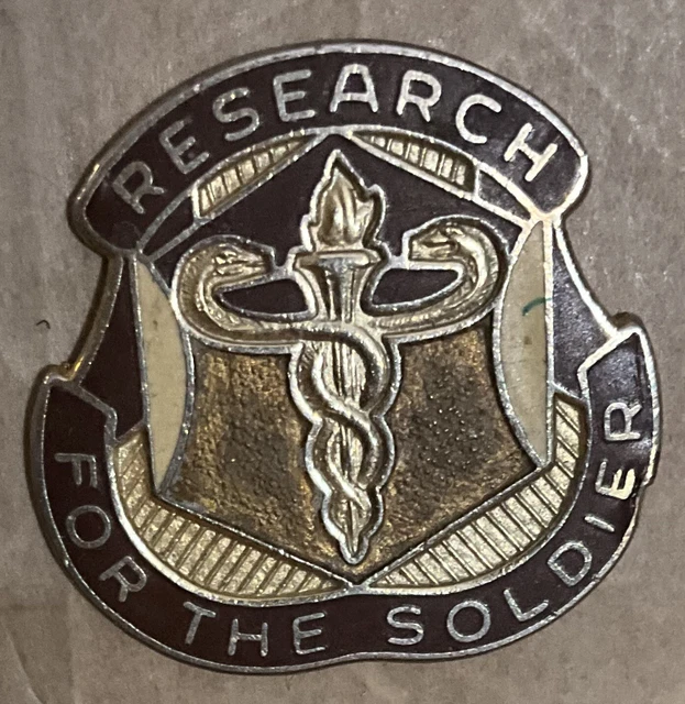US ARMY MEDICAL Research & Development Command Unit Crest DI/DUI ...