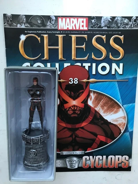 MARVEL CHESS COLLECTION Numéro 38 Cyclope Eaglemoss Figurine + Magazine ...
