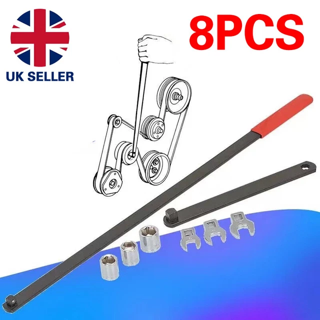 8X UNIVERSAL TIMING Serpentine-Belt Tension-Tensioner Setting Tool Kit ...