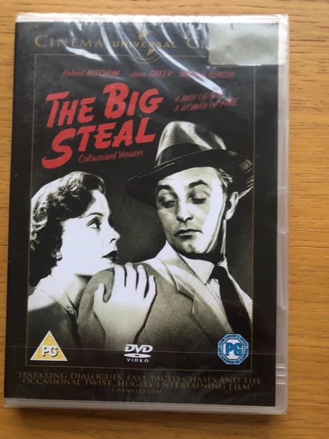 THE BIG STEAL - Starring Robert Mitchum & Jane Greer (DVD). Colourised ...