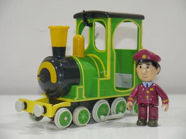 POSTMAN PAT TOYS Large Friction Greendale Rocket Aj Train Driver Figure ...