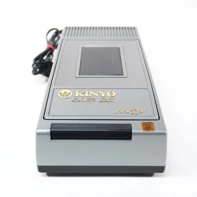 VINTAGE KINYO SUPER SLIM VHS video cassette tape rewinder M63V £27.11 - PicClick UK