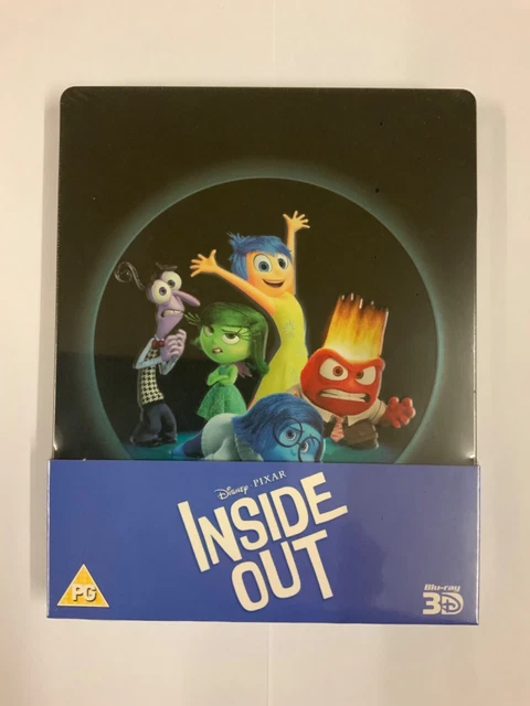 DISNEY PIXAR INSIDE Out Blu-Ray Steelbook Zavvi UK Exclusive Brand New ...