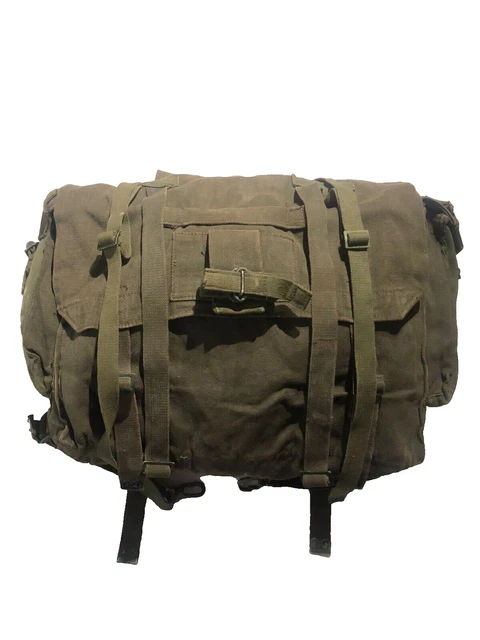 BRITISH 58 PATTERN Field Pack 1958 Falklands Vintage Webbing Army ...