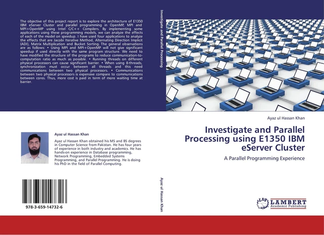 INVESTIGATE AND PARALLEL Processing using E1350 IBM eServer Cluster Ayaz Ul Hass EUR 59,00 ...