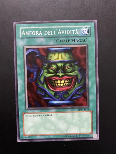 YU GI OH Anfora Dell Avidità Sdm-i129 Rara ITA Near Mint EUR 12,99 - PicClick IT