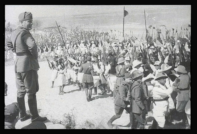 ASCARI LIBICI FESTEGGIANO il Duce / 1939 MUSSOLINI INEDITO 1922 /1940 ...