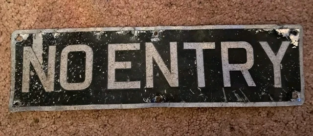 BIRMINGHAM CITY TRANSPORT Bus No Entry Plate £10.00 - PicClick UK