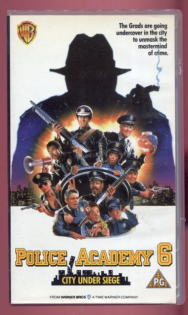 POLICE ACADEMY 6: City Under Siege - 1990 Warner UK PAL VHS Video Tape ...