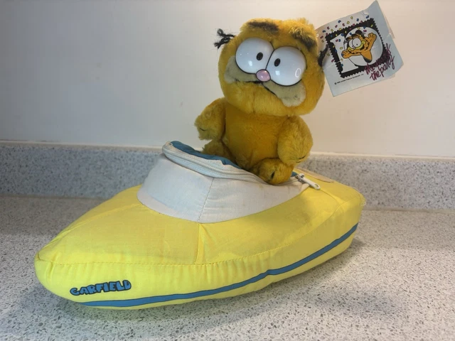 VINTAGE GARFIELD SPEED Boat Garf 1989 Dakin Plush With Tags VERY RARE £ ...