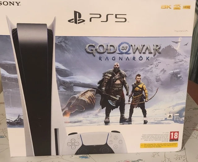 SONY PS5 PLAYSTATION 5 God of War Ragnarök & Fifa 23 Controller Bundle Blu Ray £729.99 - PicClick UK