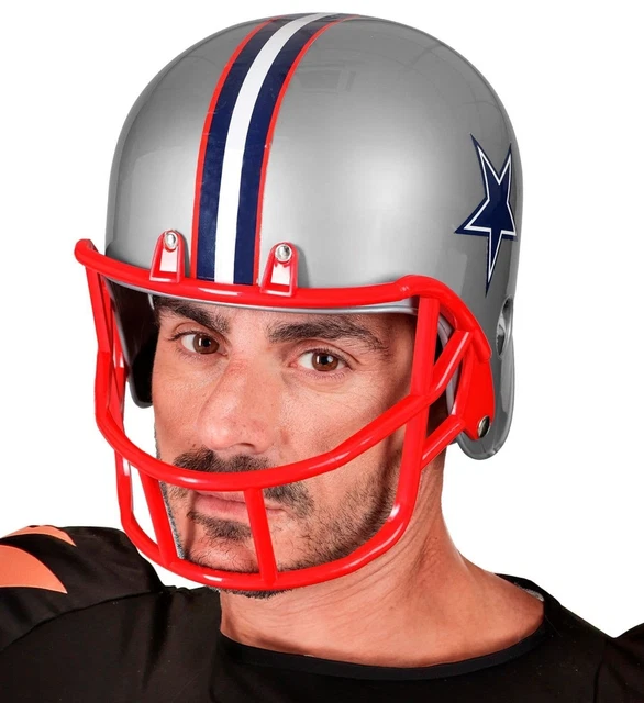MENS AMERICAN FOOTBALL Helmet Fancy Dress Costume Accessory £17.95 ...