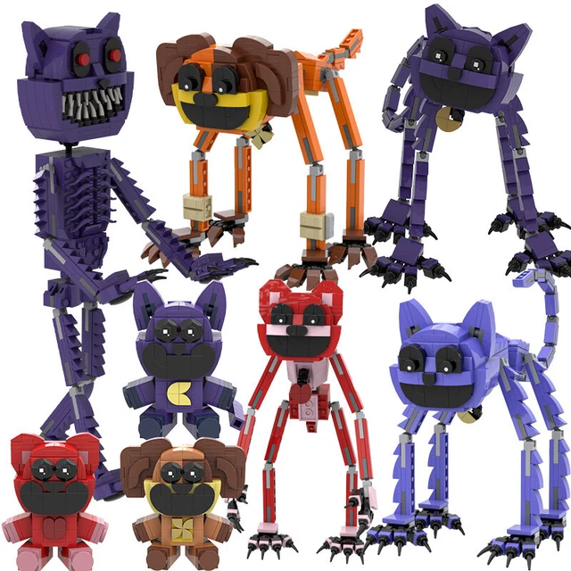 SMILING CRITTERS BUILDING Block Action Set Horror Game Figure Model ...