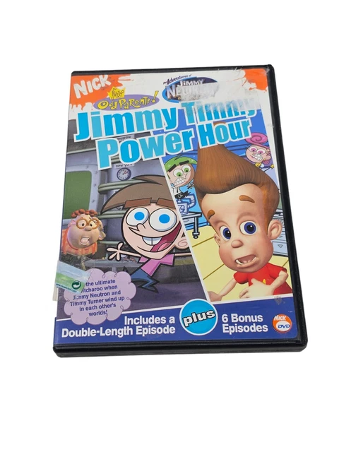 JIMMY TIMMY POWER Hour DVD Nick Nickelodeon TV Movie Cartoon Fairly odd ...