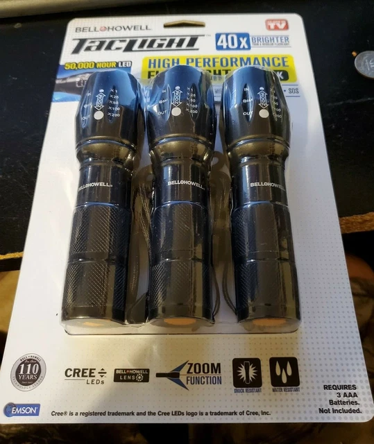 BELL + HOWELL Taclight High-Powered Tactical Flashlight - As Seen On TV ...