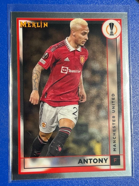 TOPPS MERLIN 2022/23 Base Manchester United Antony #102 £2.50 - PicClick UK