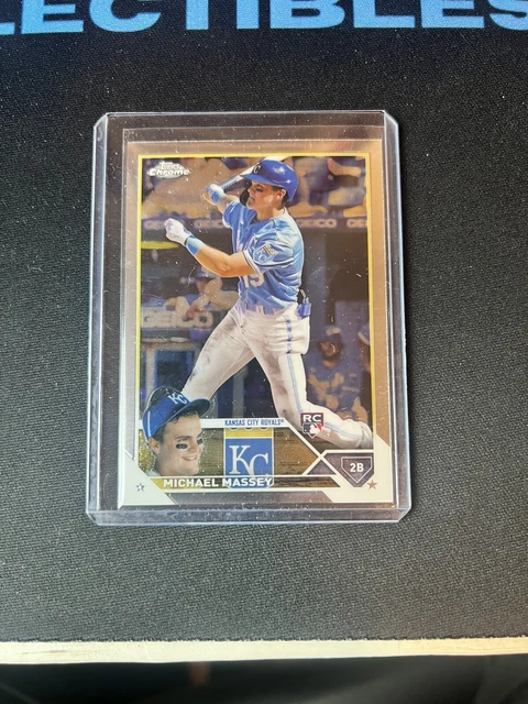 CARTE DE BASE chrome 2023 Topps 42 Michael Massey - Kansas City Royals ...