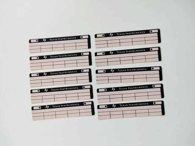 TI-59 CALCULATOR CARD Reader Magnetic Cards Texas Instruments EUR 9,99 ...