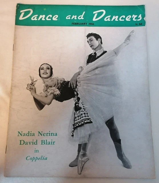 MAGAZINE - DANCE And Dancers Feb 1956 Nadia Nerina David Blair Coppelia ...