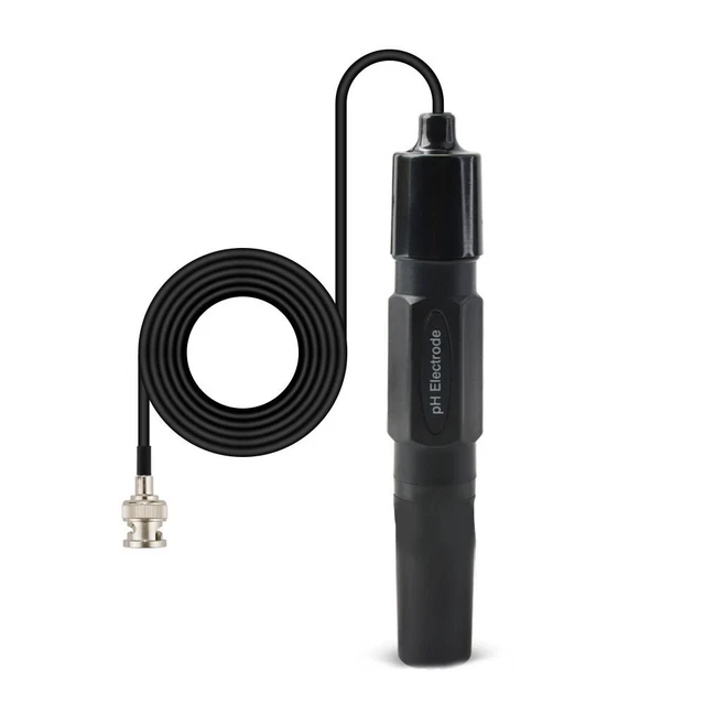 HIGH SENSITIVITY ELECTRODE Probe BNC Connector pH ORP Measurement 2m ...