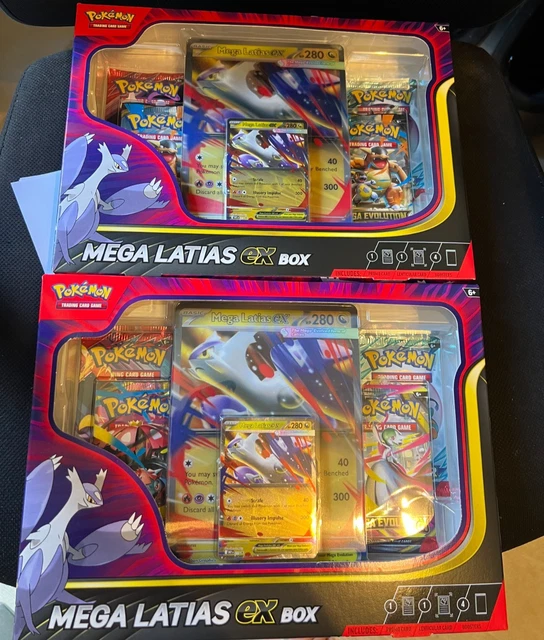 POKEMON TCG MEGA Evolution Mega Latios EX Box Brand New & Sealed - x2 £ ...