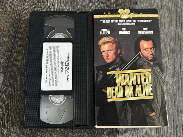 KISS GENE SIMMONS VHS Video Tape Wanted Dead Or Alive Collector's ...