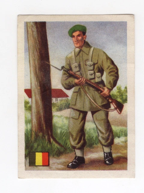 BELGIAN CHOCOLATES CARD 1950s. Military #104. Officer Belgium $4.99 ...