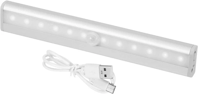 INDOOR LED STAIR Light Motion Sensor, Rechargeable under Counter Light ...