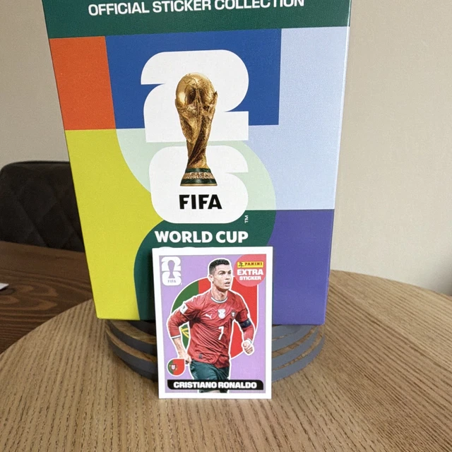 PANINI FIFA WORLD Cup 2026 Extra Sticker Cristiano Ronaldo Portugal ...