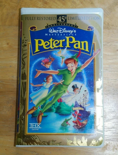 WALT DISNEY'S MASTERPIECE: Peter Pan VHS #12730/ 45th Anniversary ...