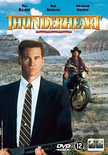 THUNDERHEART (DVD) GRAHAM Greene Val Kilmer Sam Shepard Fred Ward Fred ...