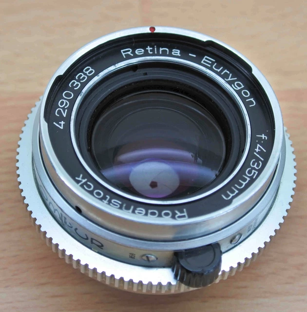 RETINA REFLEX FIT RODENSTOCK EURYGON 35mm F4 WIDE ANGLE LENS. £137.00 ...