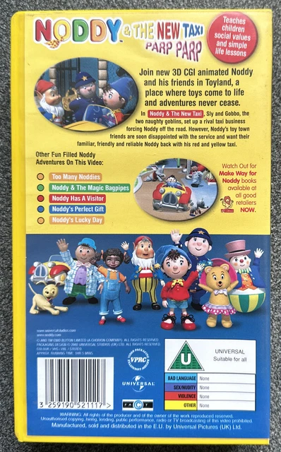 NODDY - NODDY And The New Taxi VHS PAL Video Cassette Tape NEW SEALED ...