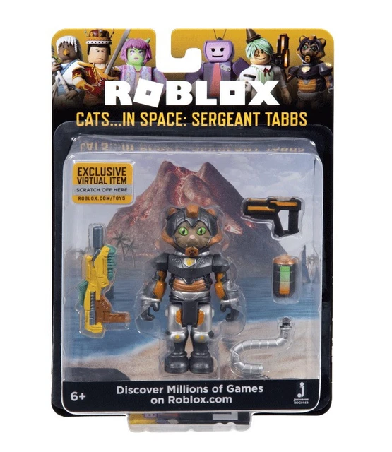 SEALED NEW ROBLOX Celebrity CATS IN SPACE: SERGEANT TABBS Core Pack ...