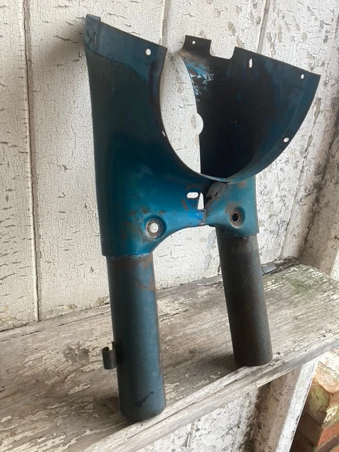 VINTAGE ORIGINAL TRIUMPH pre unit Duplex front fork nacelle lowers for ...