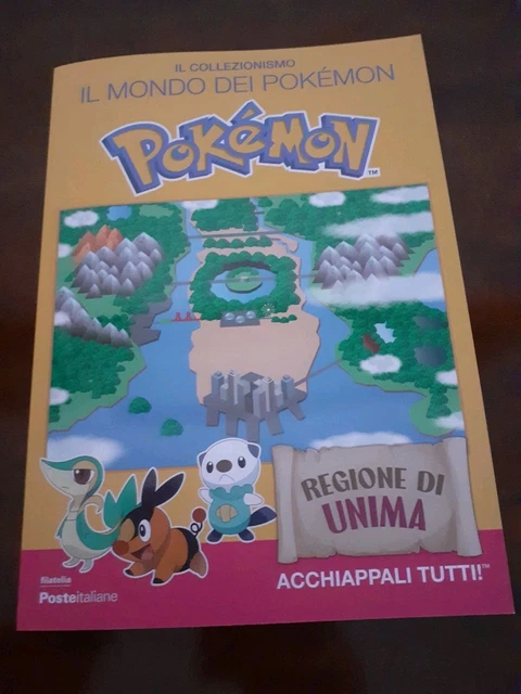 POKEMON 2025 REGIONE Unima Folder Poste Italiane. Completo E Perfetto ...