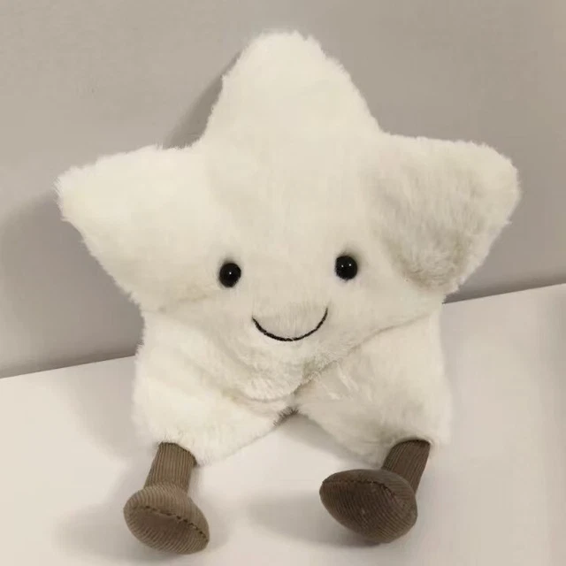 JELLYCAT I Am Amuseable Cream Star - 24cm plush doll tags+dust bag 1pcs ...