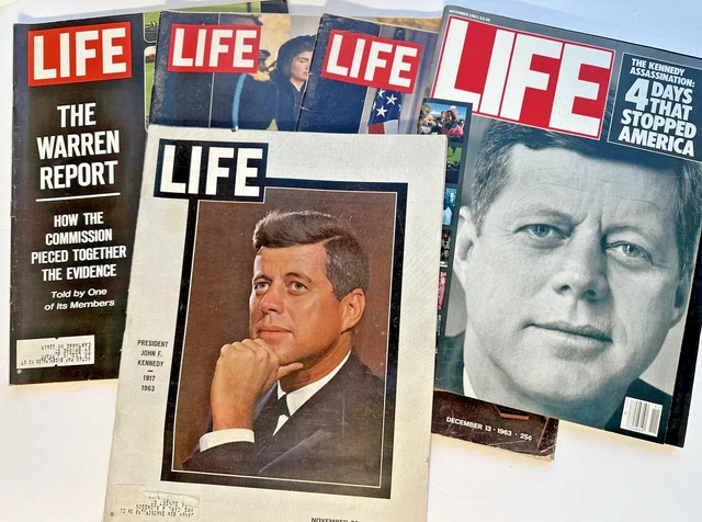JFK ASSASSINATION LIFE magazine Kennedy 1963 1964 1983 lot of 5 History ...