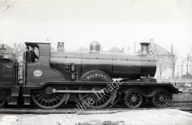 Railway Photo Darkroom Lbandscr Engine B4 4 4 0 Balmoral No 66 C1905 £3