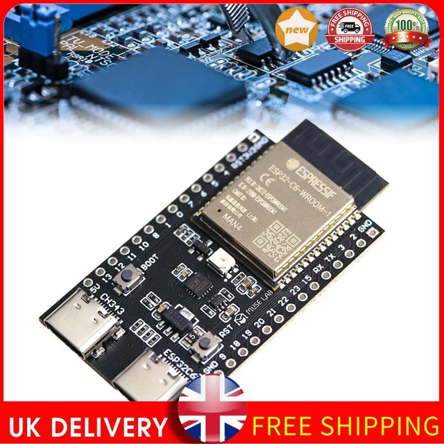 Esp32 C6 Core Board Dual Type C Esp32 C6 Wroom 1 Demo Board Risc V 512kb Sram £1060 Picclick Uk