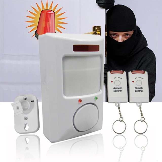 106DB WIRELESS BURGLAR Alarm Anti-theft Warning Alarm Tool for Office ...