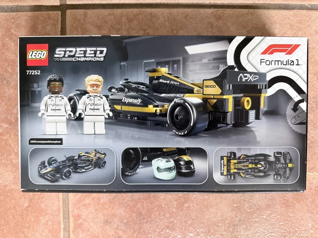 LEGO SPEED CHAMPIONS 77252 APXGP Team Race Car F1 The Movie Brad Pitt ...