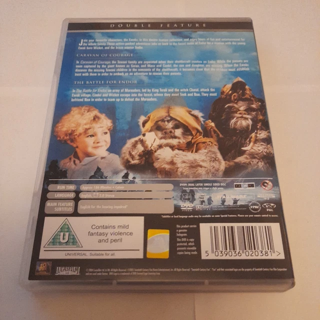 STAR WARS EWOK Adventures (Caravan Of Courage Battle For Endor) Rare UK ...